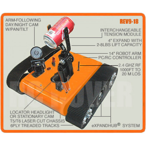 RC ROVER® REV9-18 Unmanned Vehicle